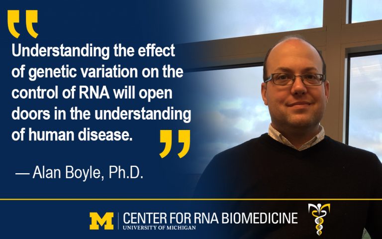 RNA Faculty Spotlight – Alan Boyle, Computational Medicine and ...