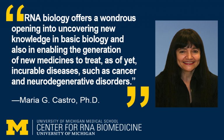 RNA Featured Researcher - Maria G. Castro - Neurosurgery and Cell ...