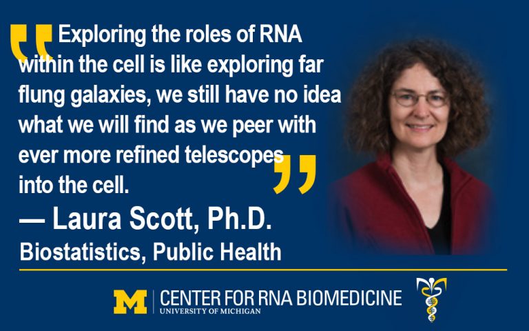 RNA Faculty Spotlight - Laura Scott, Ph.D., Biostatistics, Public ...