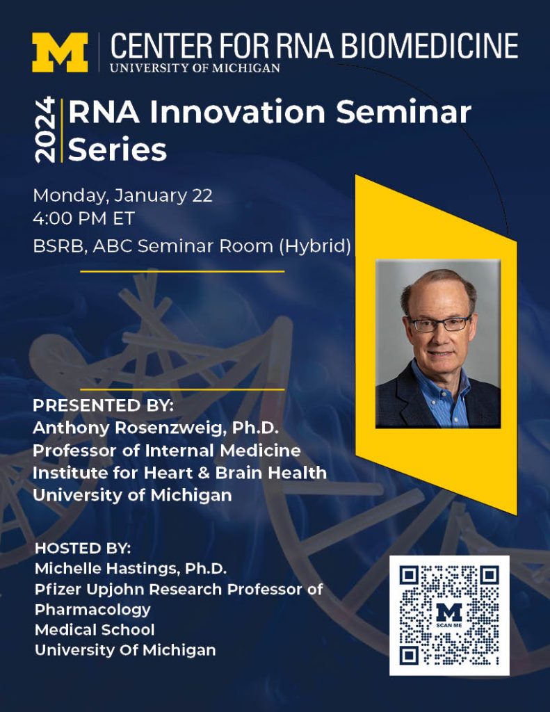 2023-2024 Seminars - Center for RNA Biomedicine